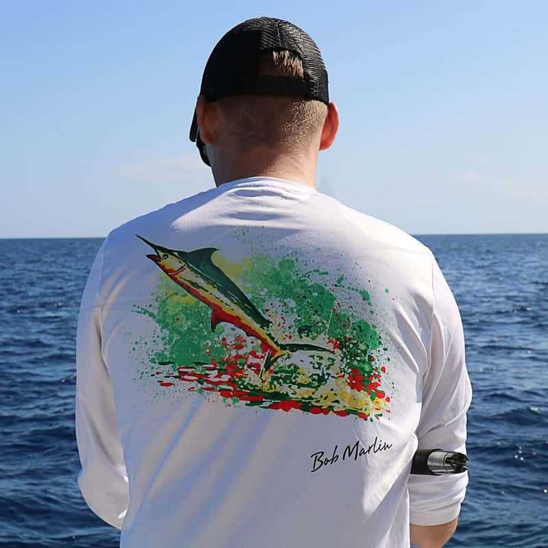 Bob Marlin Permormance Shirt Rasta Marlin